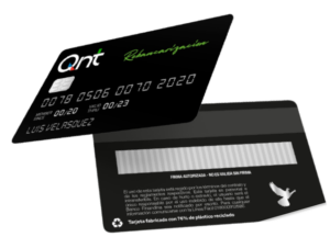 Tarjeta de Rebancarización - QNT